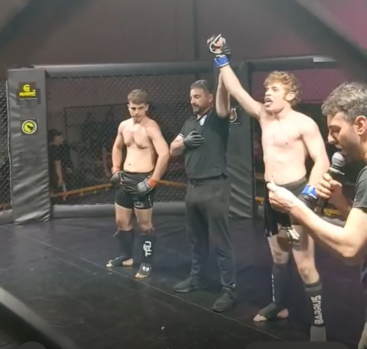 Domenico Luongo trionfa al Cage Warriors Academy - Ufficio Stampa Basilicata